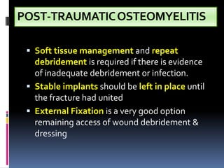 Osteomyelitis & its management | PPTX