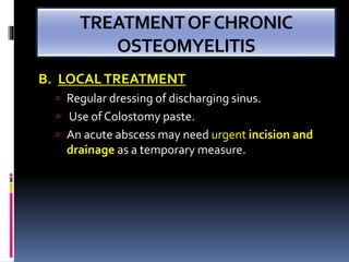 Osteomyelitis & its management | PPTX