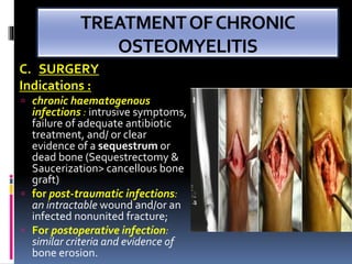 Osteomyelitis & its management | PPTX