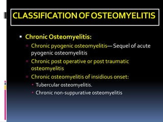 Osteomyelitis & its management | PPT