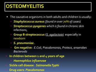 Osteomyelitis & its management | PPTX