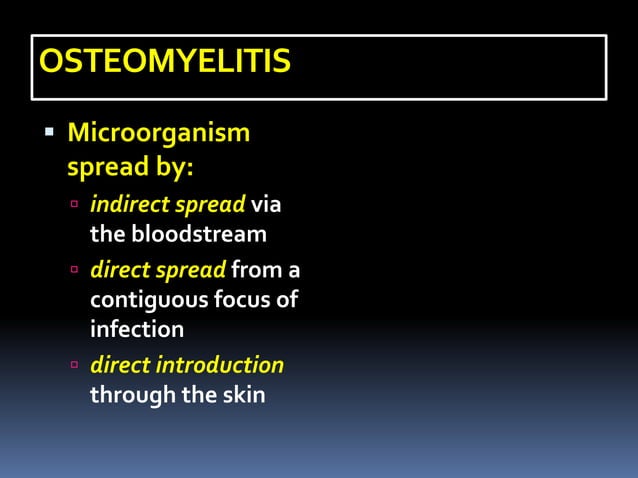 Osteomyelitis & its management | PPTX