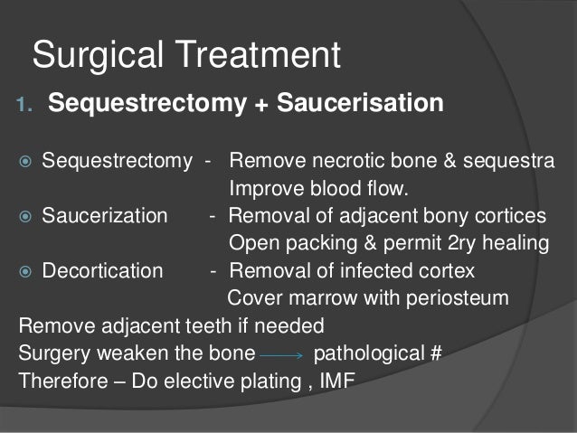 Osteomyelitis of jaws