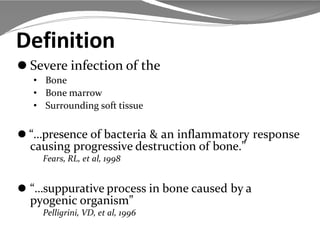 Osteomyeltis.pptx | Free Download