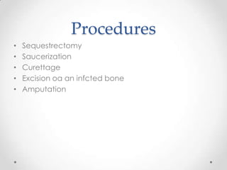 Chronic Osteomyelitis | PPTX
