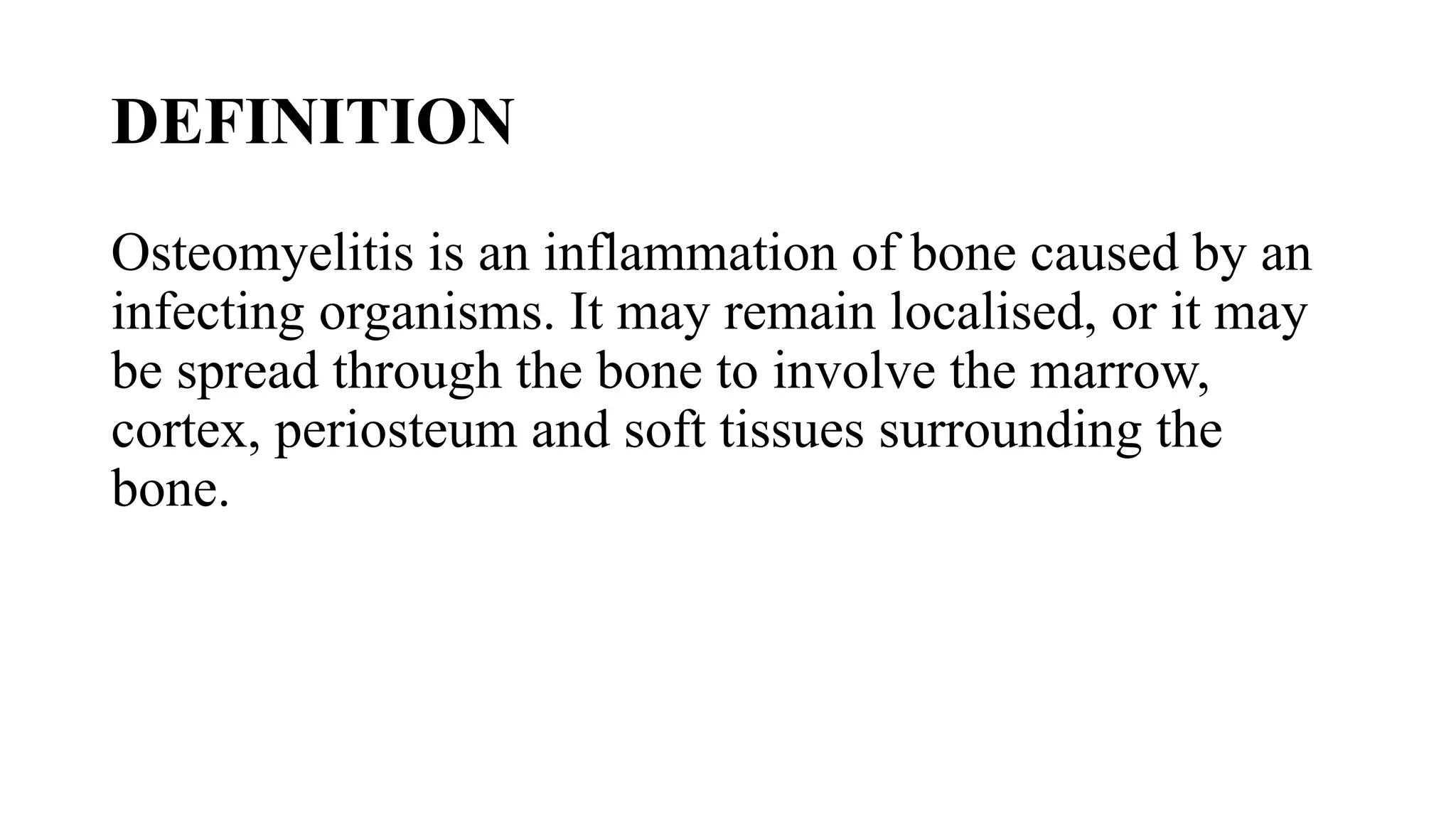Osteomylitis | PPT
