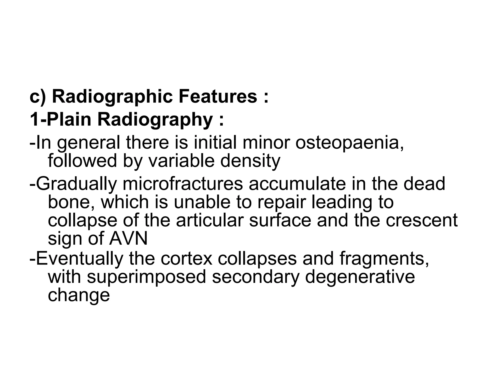 Diagnostic Imaging of Osteonecrosis & Osteochondrosis | PPT