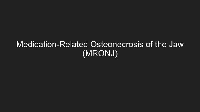 Osteonecrosis: Radiation Necrosis of the Bone | PPT