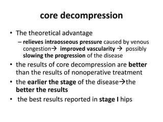 Osteonecrosis of the femoral head | PPTX
