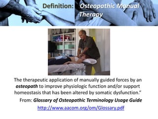 Osteopathic Manipulation