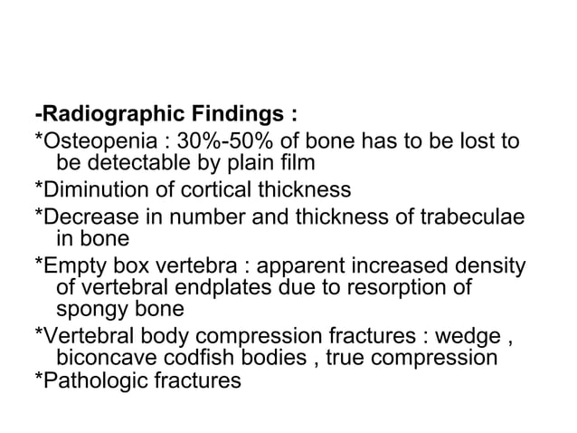 Diagnostic Imaging of Osteopenia | PPT