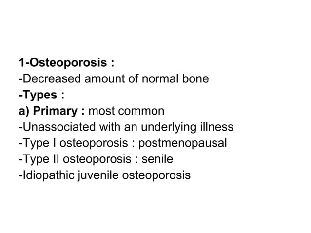 Diagnostic Imaging of Osteopenia | PPT