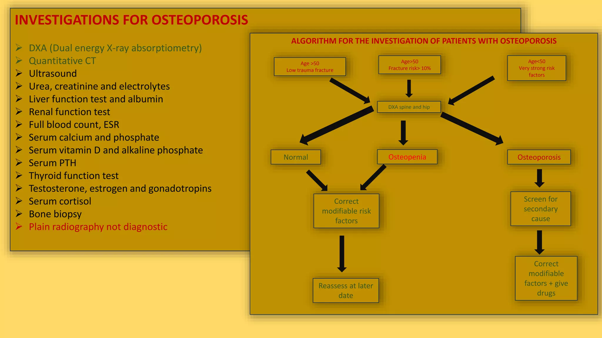 Osteopenia and osteoporosis | PPTX