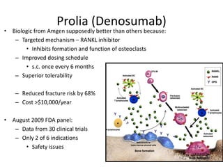 Osteoporosis Therapy Overview | PPTX