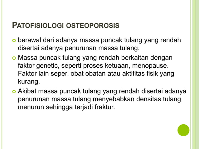 Osteoporosis | PPTX