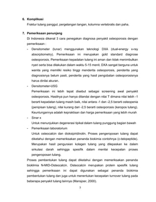 Osteoporosis | DOCX