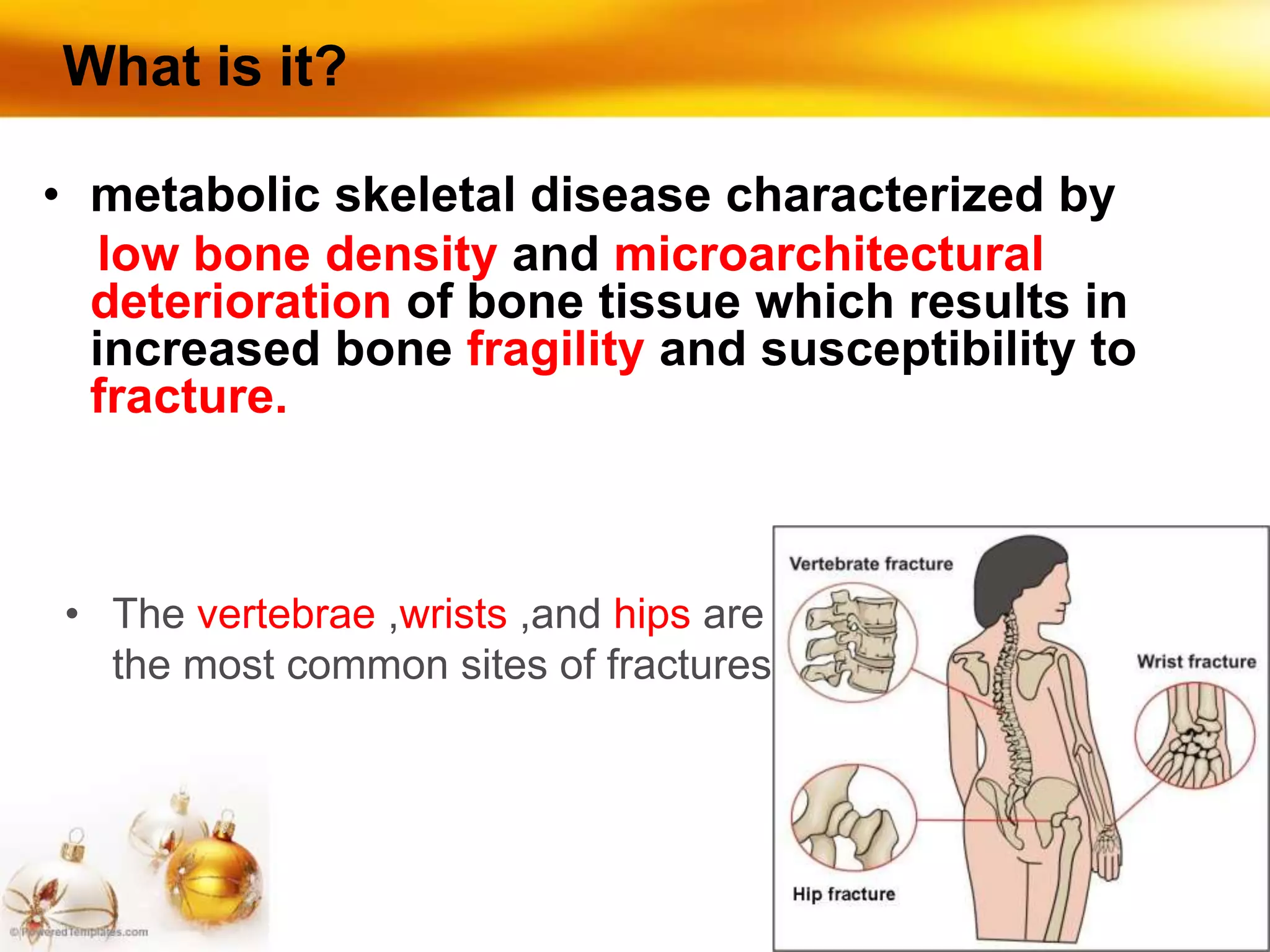 Osteoporosis | PPTX