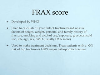 Osteoporosis | PPTX