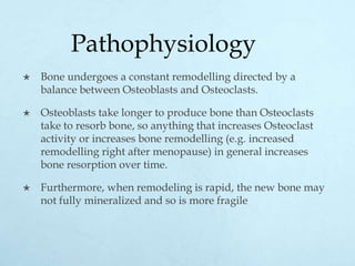 Osteoporosis | PPTX