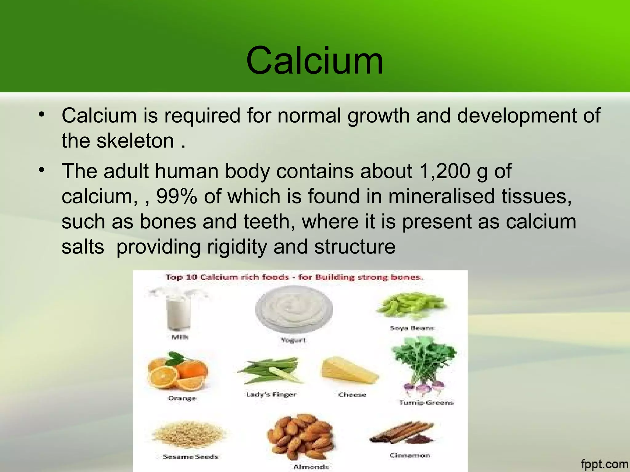 Osteoporosis diet and control | PPT