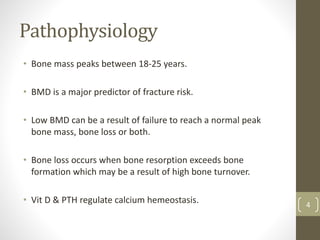 Osteoporosis - Pharmacotherapy | PPTX