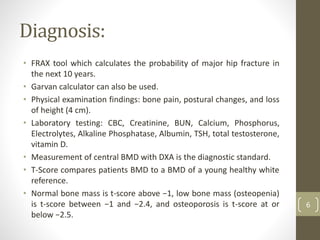 Osteoporosis - Pharmacotherapy | PPTX