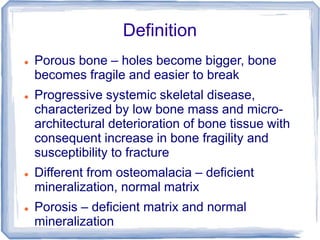 Osteoporosis | PPT