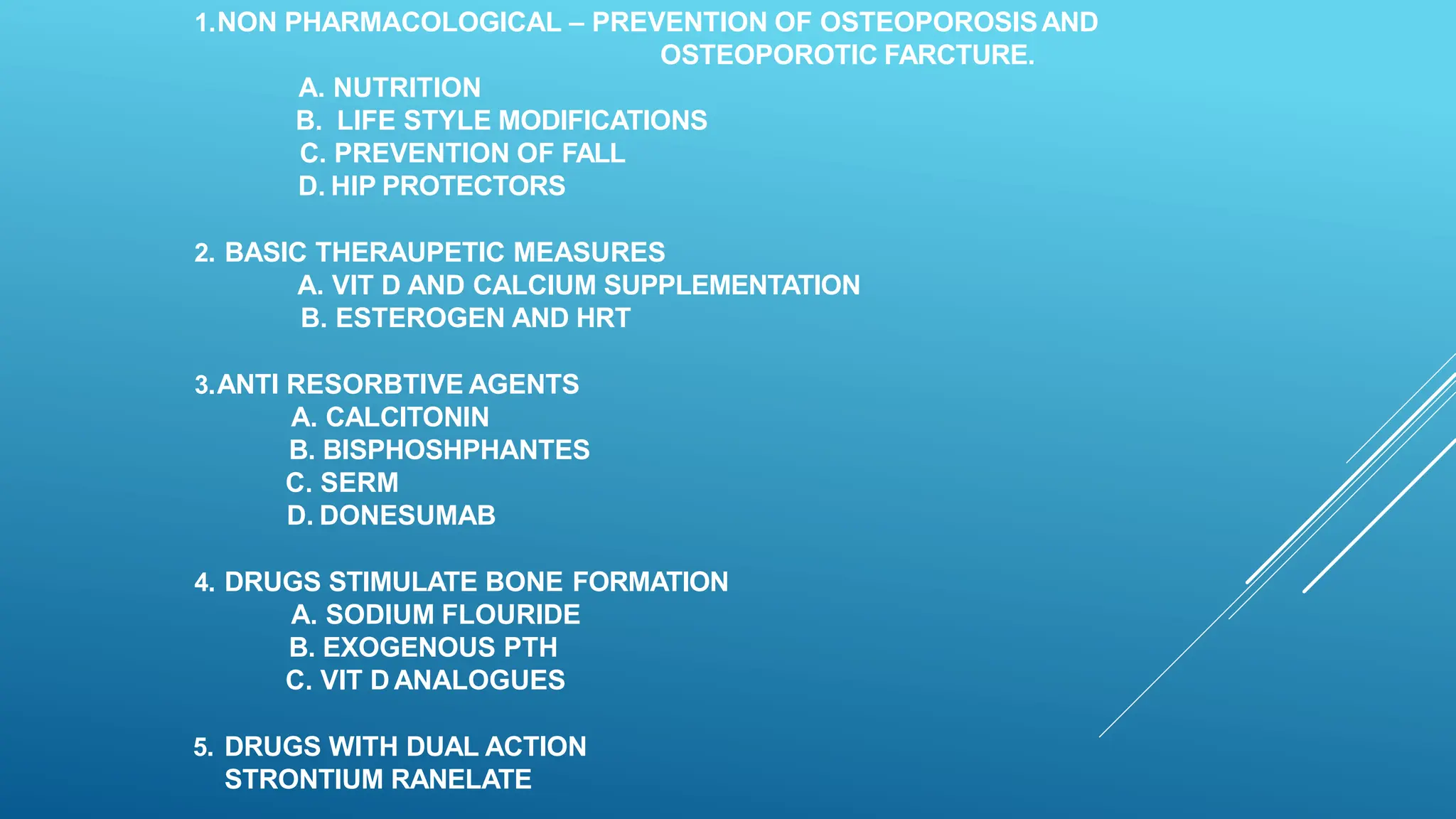 Osteoporosis Ppt For Nursing Students Pptx
