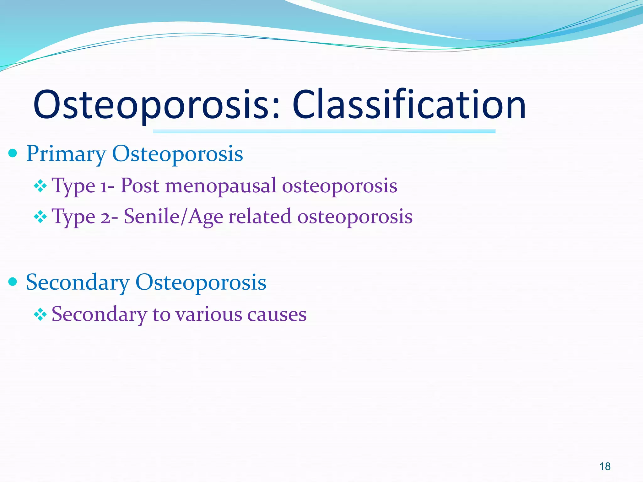 Osteoporosis- Prevention and Management | PPTX