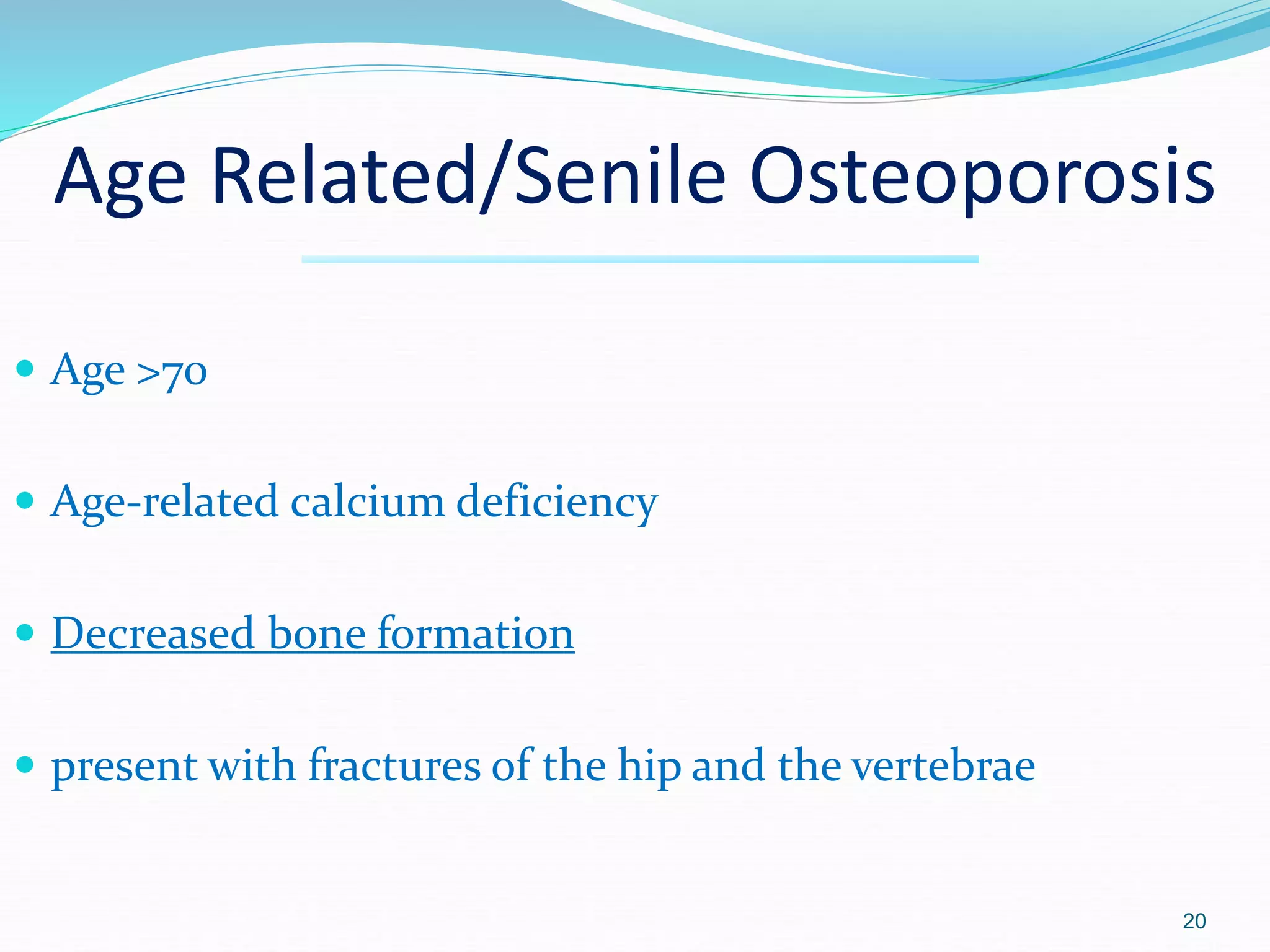 Osteoporosis- Prevention and Management | PPTX