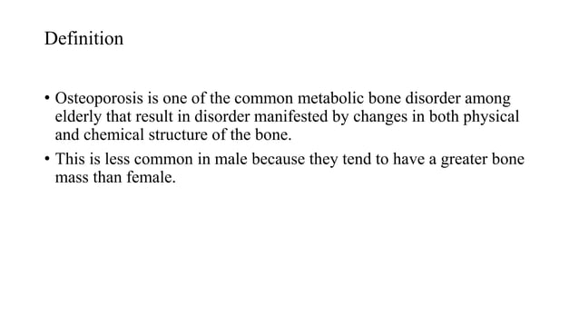 Osteoporosis & osteoarthritis | PPTX | Physical Therapy | Wellness