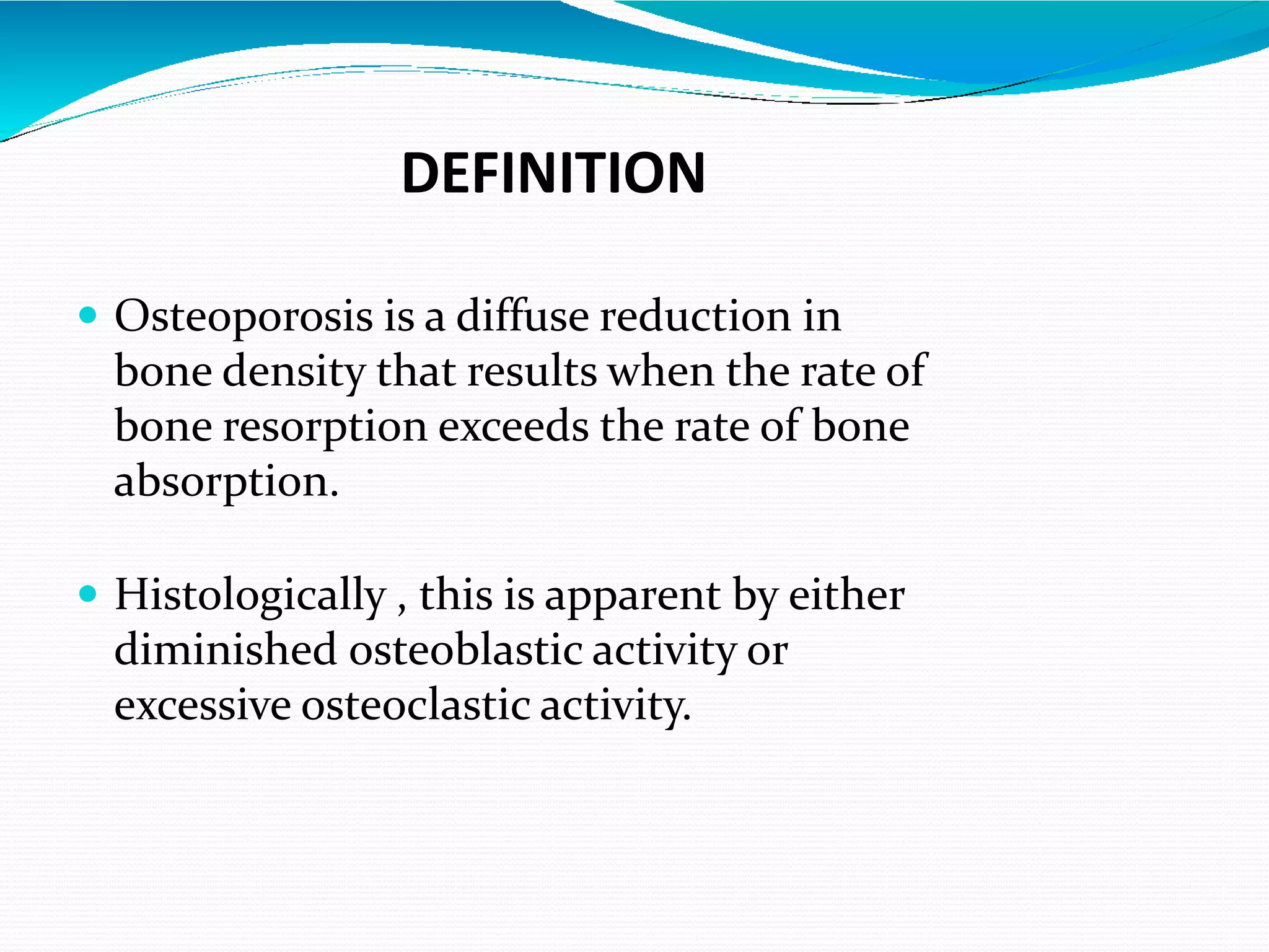 Osteoporosis | PPTX