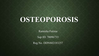 Osteoporosis | PDF