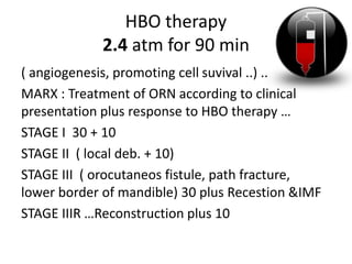 Osteoradionecrosis | PPTX