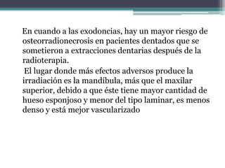 Osteorradionecrosis. | PPTX