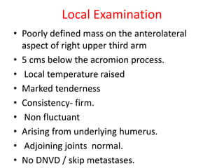 Limb salvage surgery in osteosarcoma- clinical meeting | PPTX