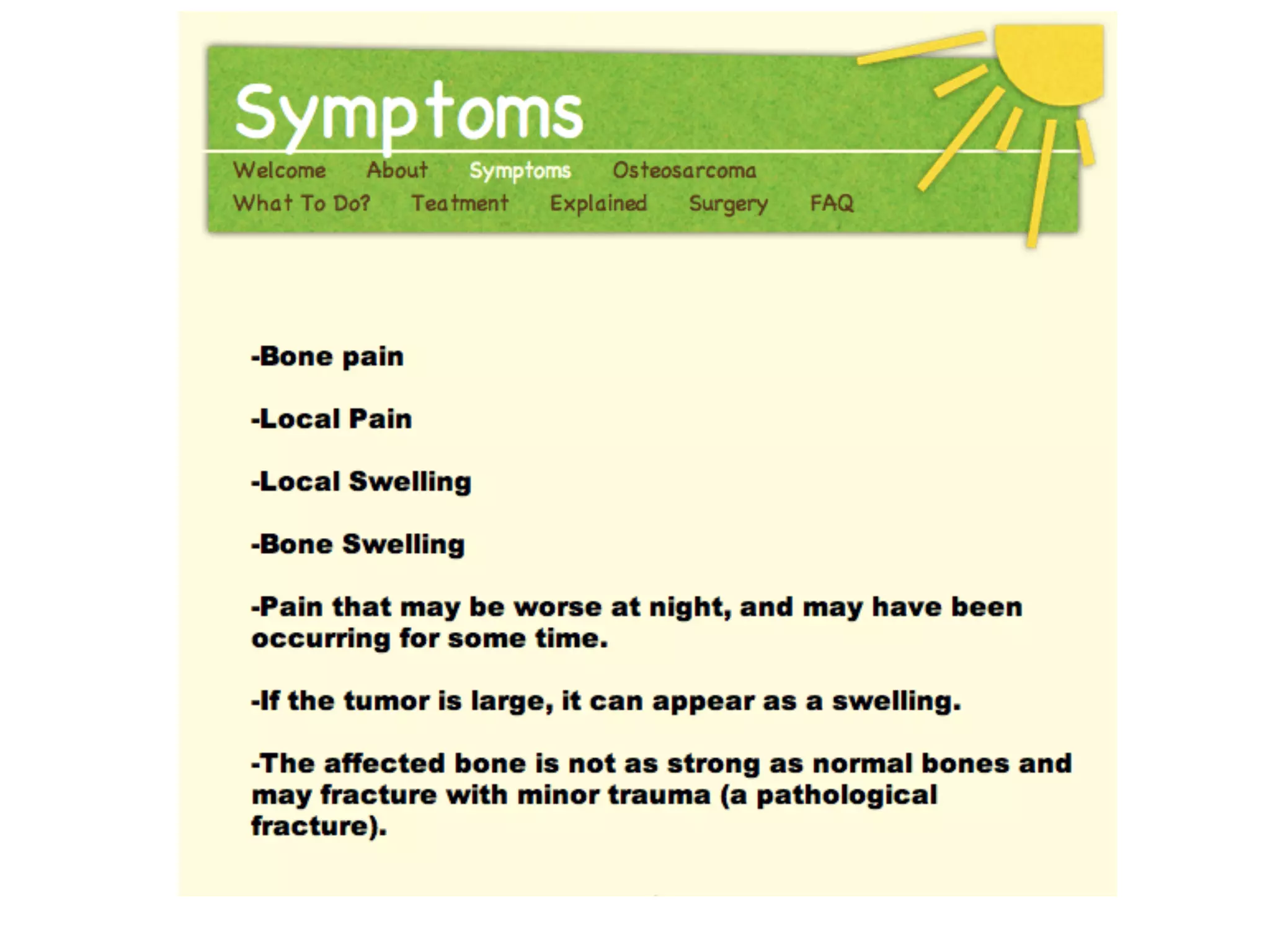 Osteosarcoma by Taylor Freeman | KEY
