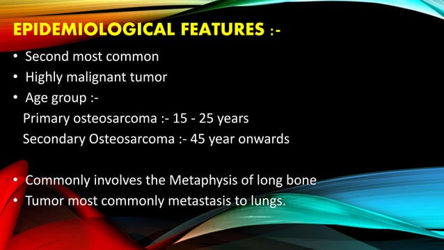 Osteosarcoma | PPTX