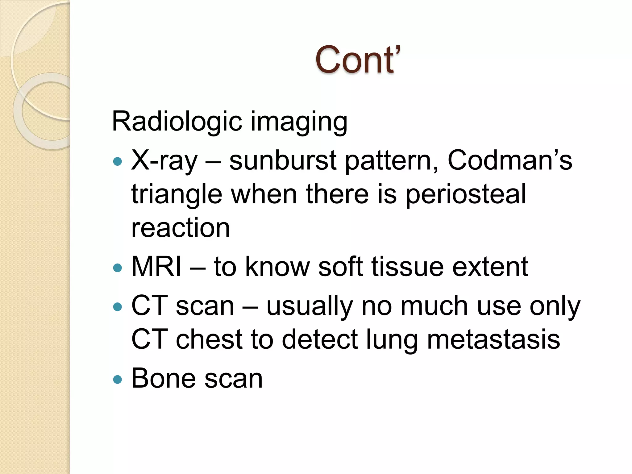 Osteosarcoma | PPTX