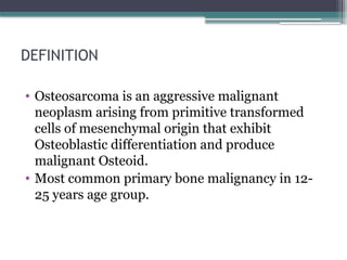 OSTEOSARCOMA- radiology description.pptx