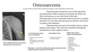 Osteosarcoma Research Project.pptx