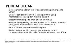 Osteosarkoma sobri | PDF