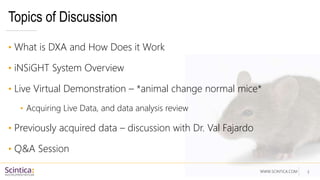 (June 9, 2021) Live Demonstration: iNSiGHT, DXA Imaging System For Body ...