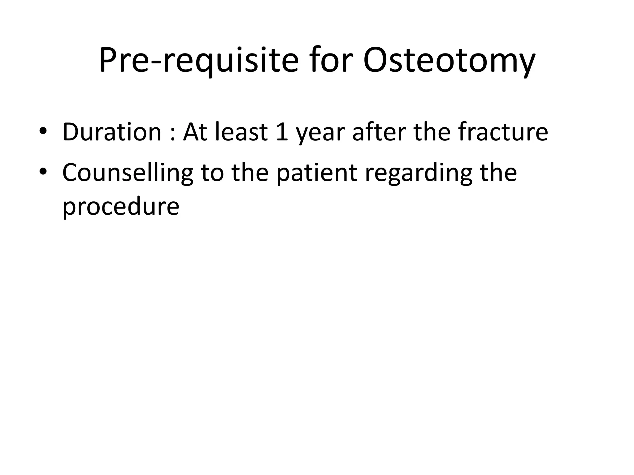 Osteotomy around elbow | PPTX