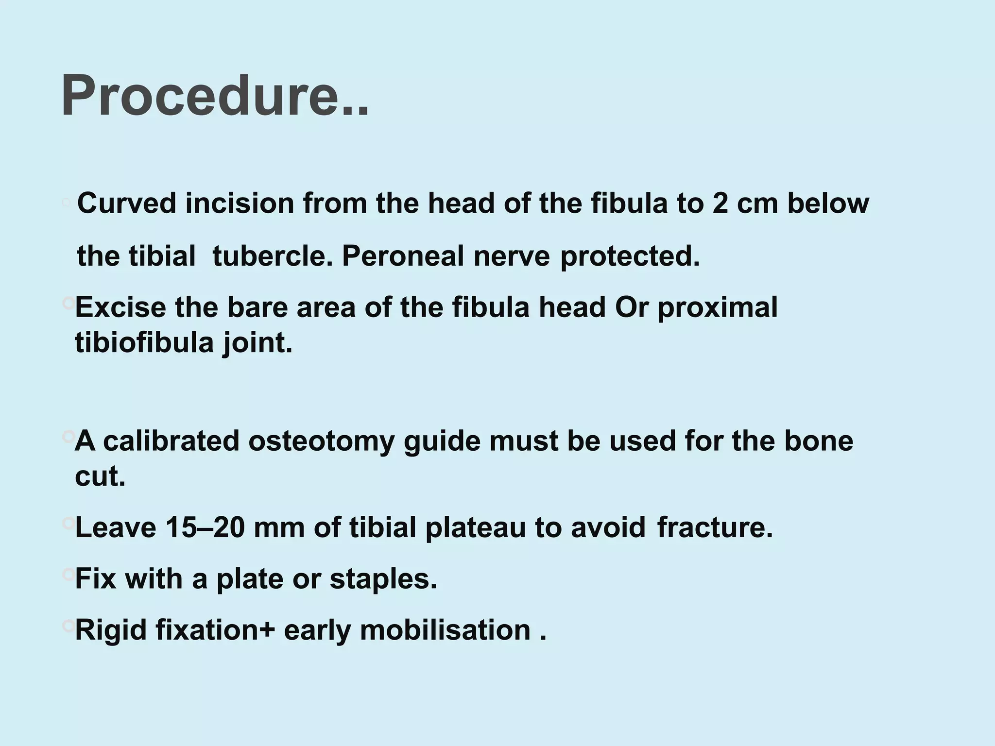 Osteotomy around knee dr shankar jangid (1) | PDF