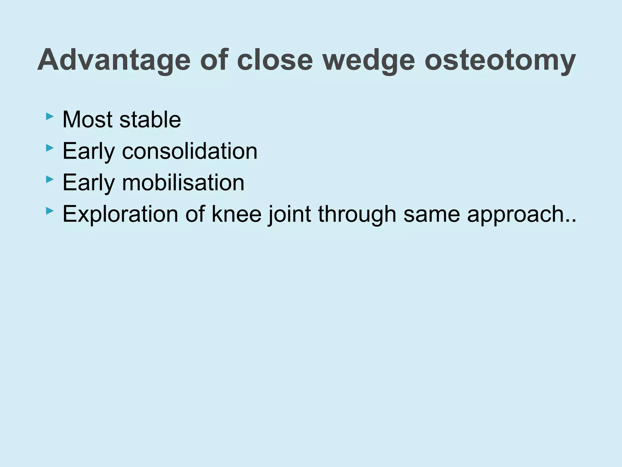 Osteotomy around knee dr shankar jangid (1) | PDF
