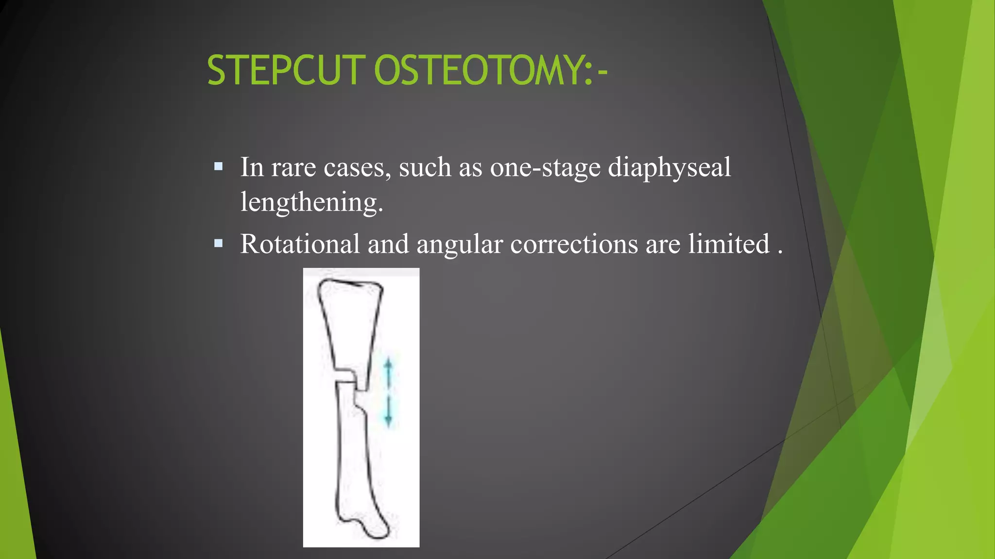Osteotomy and physiotherapy | PPTX