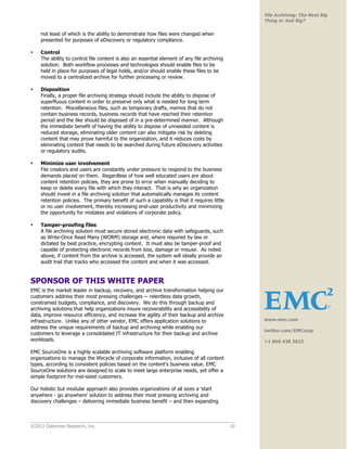 Analyst Report: Osterman Research: File Archiving: The Next Big Thing ...