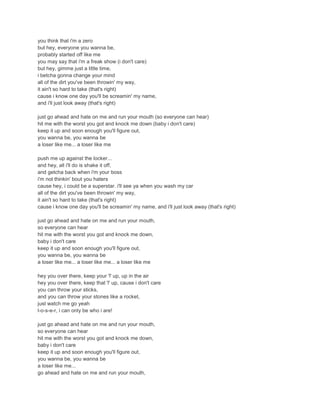 Ost glee loser like me | DOCX