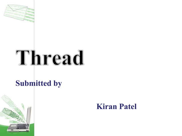 Thread (Operating System) | PPTX